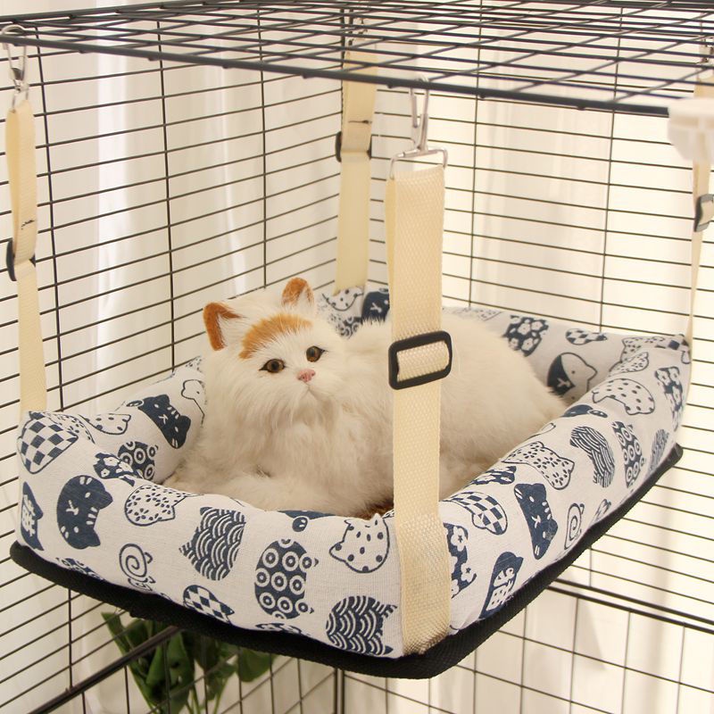 C001 Cat Cage Platform Mat Hanging Nest Litter Four Seasons Universal ...