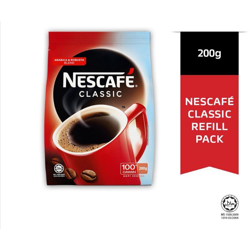 NESCAFE Classic Refill Pack 200g | Shopee Malaysia