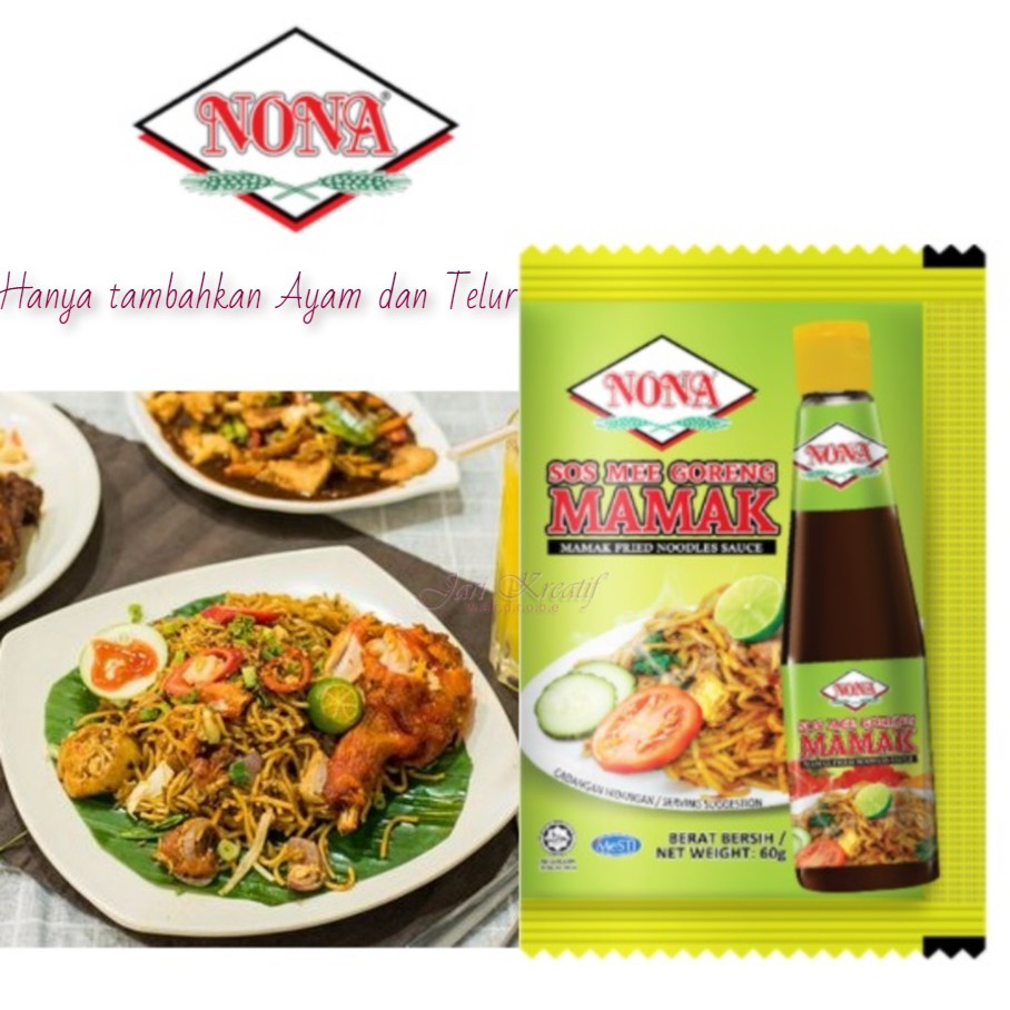 Nona Sos Mee Goreng Mamak (60gm) | Shopee Malaysia