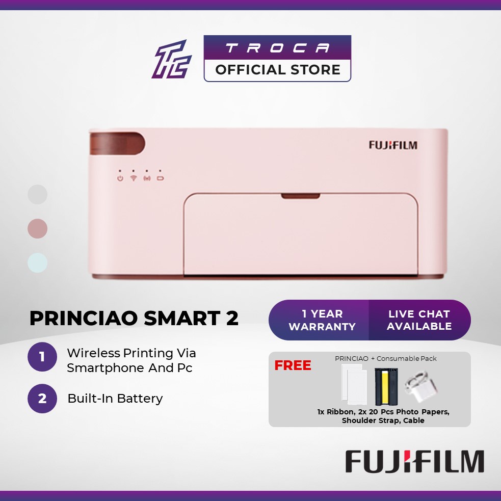 Fujifilm Princiao Smart II Photo Printer Instant Wireless Direct ...