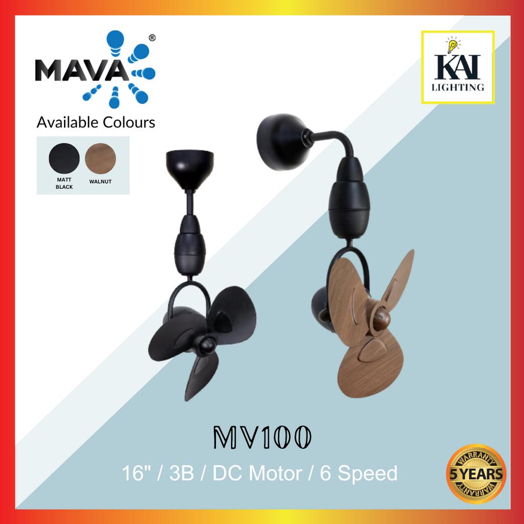 [NEW] MAVA MV100 Ceiling and Wall Fan with Remote Control 16'' Wall ...