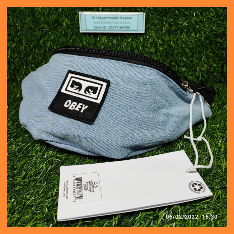 Original 💯 | OBEY Wasted Small Hip Bag Beg Pouch Crossover Sling Chest ...
