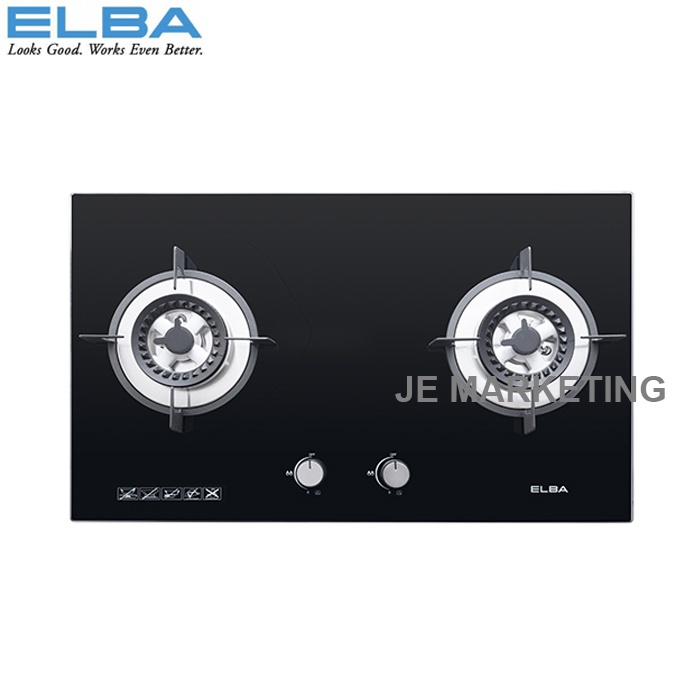 [FREE BUBBLE WRAP PACKING] ELBA BUILT- IN GLASS HOB EGH-K8842G(BK ...