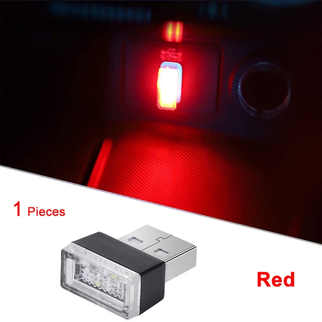 New Car LED Touch Lights Wireless Interior Light Auto Roof Ceiling ...