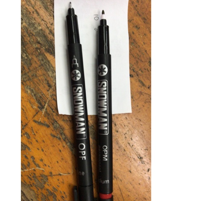 Snowman OHP Markers (Permanent Markers On Plastic) | Shopee Malaysia