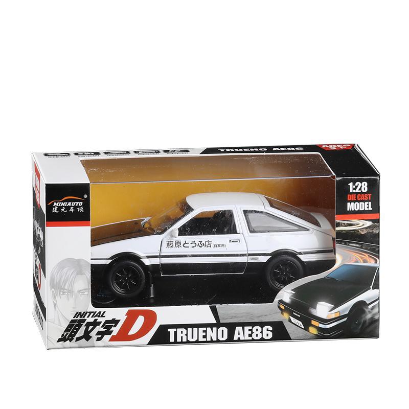 Miniauto Initial D Trueno AE86 Metal Die Cast Vehicle (Scale 1:28 ...