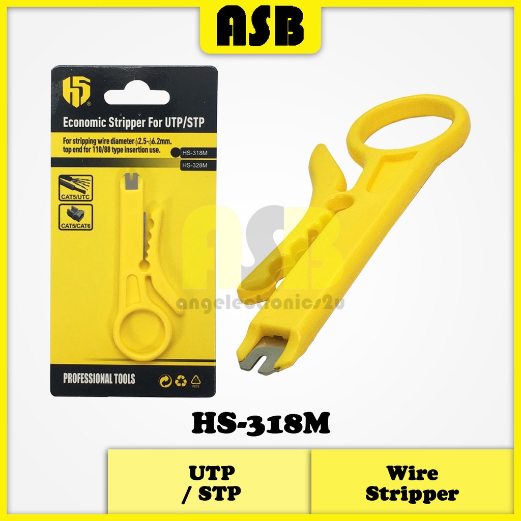 (1pc) HS-318M Wire Stripper ( UTP / STP ) ( 574003832 ) | Shopee Malaysia
