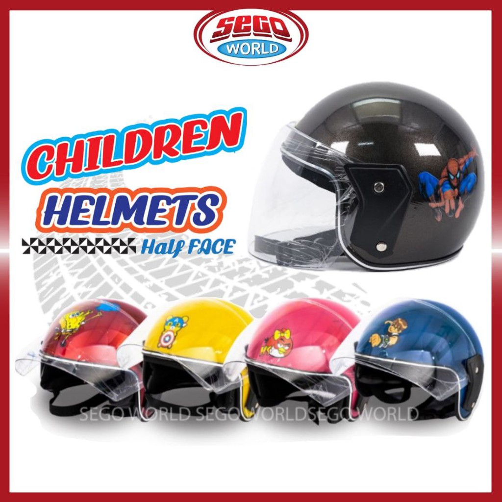 Helmet Motorcycle for Children Half Surface Safety Helmet for Kids ...