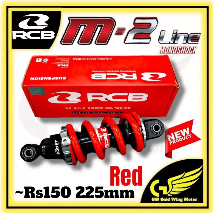 100% ORIGINAL MONOSHOCK RCB M2 LINE YAMAHA LC135 Y16 Y15 V1 V2 Y15ZR ...
