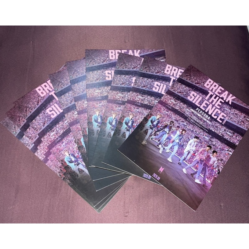 BTS OFFICIAL GSC PHOTOCARD!!(BREAK THE SILENCE THE MOVIE) | Shopee Malaysia