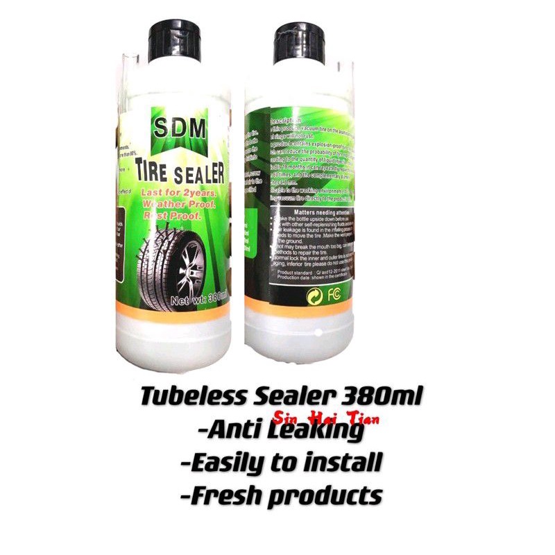 UBAT TAYAR / GUM TAYAR / TYRE SEAL 380ML (TUBE TYRE UNTUK PASANG ...