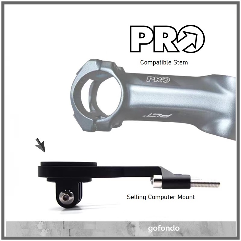 SHIMANO PRO PLT ALLOY Stem ONLY FOR Computer Mount Garmin Bryton Wahoo ...