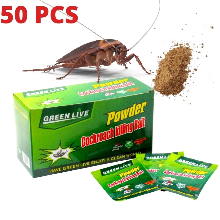 50 PACK / BOX Powder Cockroach / Ant Bait Hot Selling High Quality ...