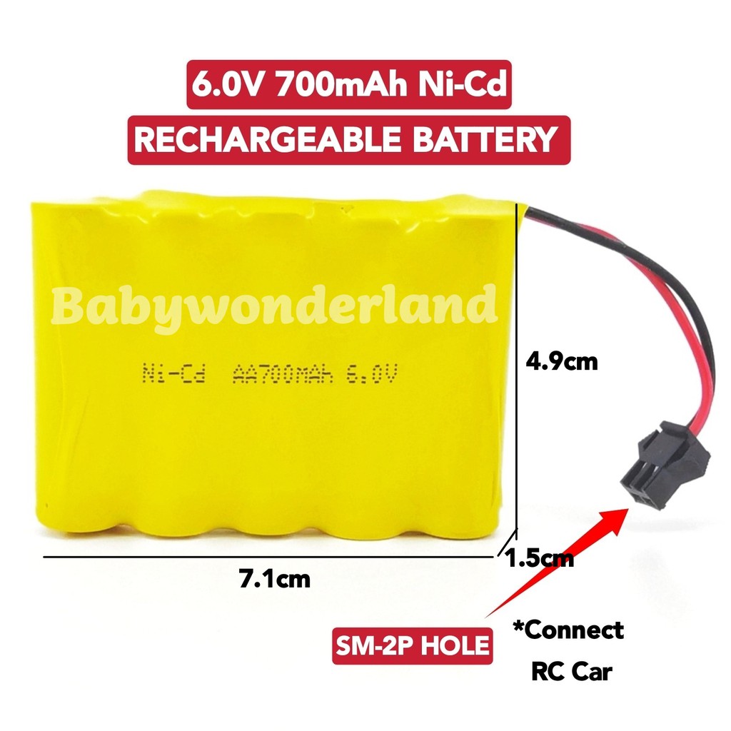 Bateri Kereta Kontrol RC Remote Control Car Rechargeable Battery USB ...