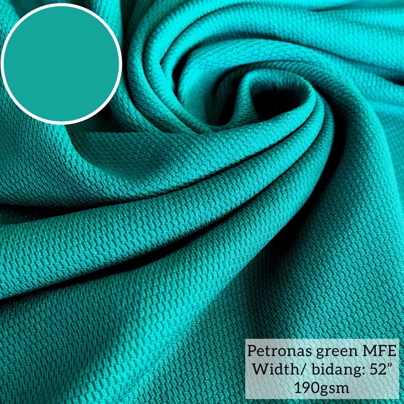 Kain microfiber MFE /MFI / PK fabric eyelet/ interlock mesh plain hitam ...