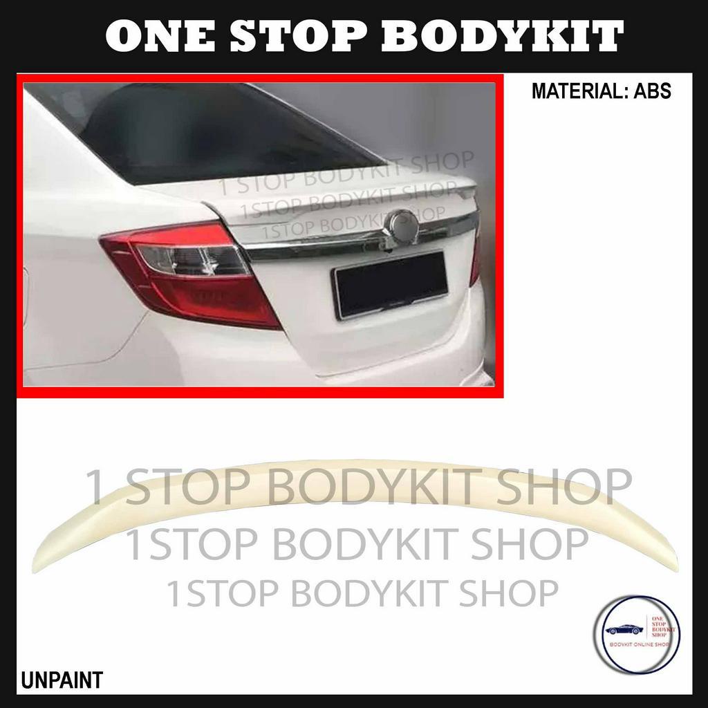 PERODUA BEZZA 2016-2019 GEAR UP STYLE REAR BOOT LIP TRUNK SPOILER ABS ...