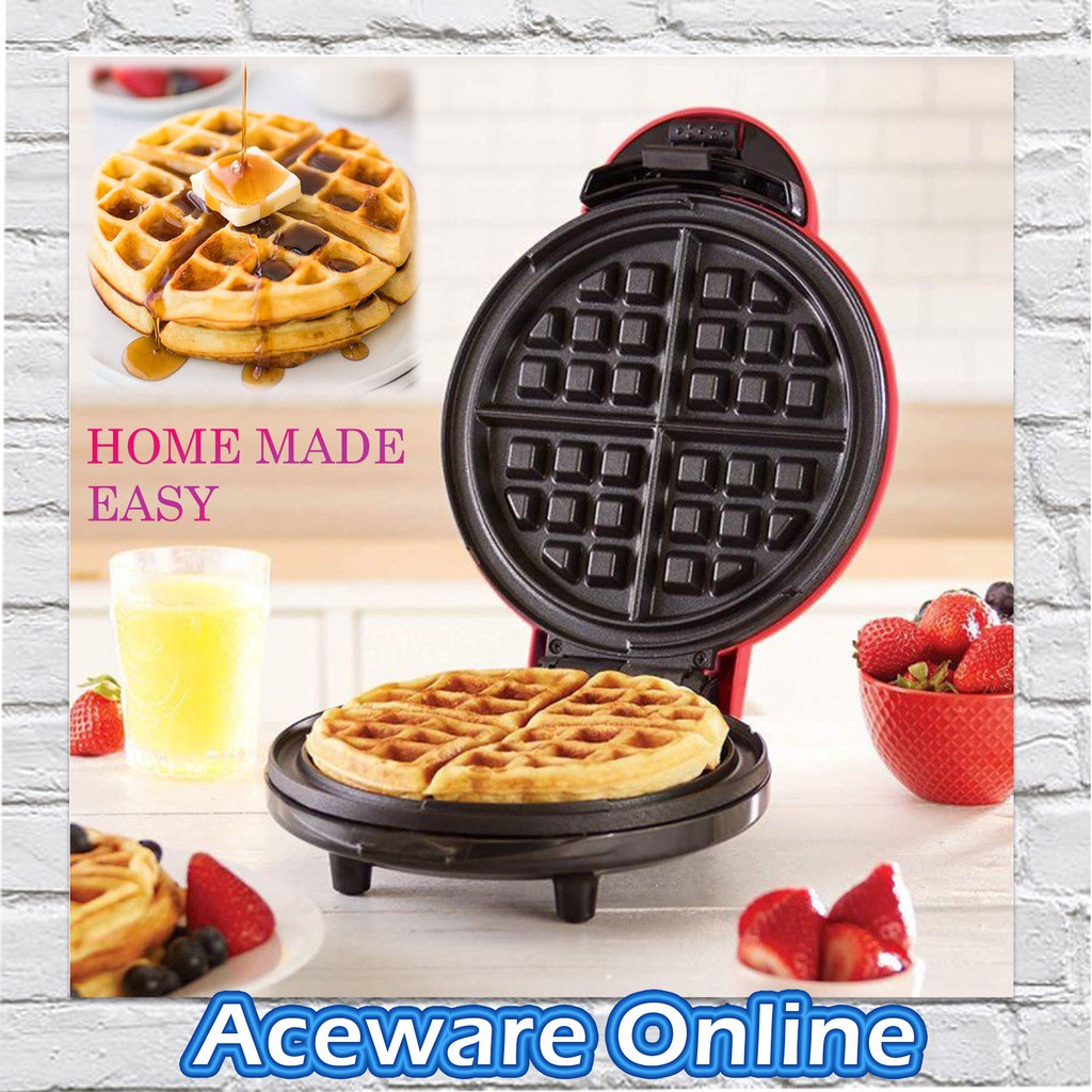 MINI WAFFLE MAKER Electric Waffles Maker Breakfast Waffle Machine Mini ...
