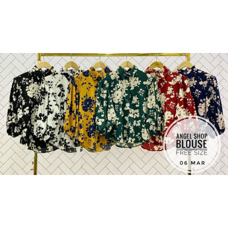 BLOUSE ELEGANT ANGEL SHOP | Shopee Malaysia
