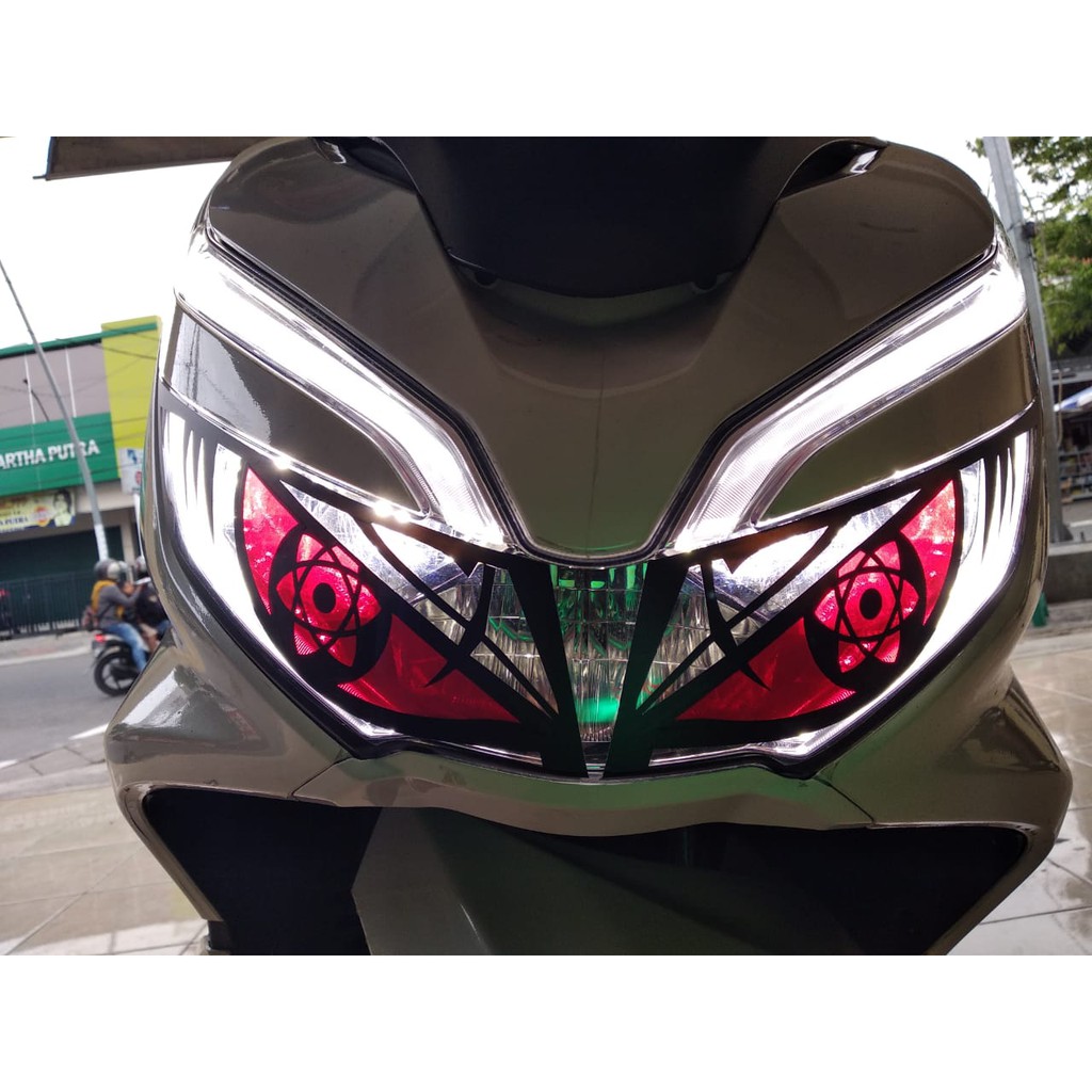 MATA Sticker for variations of the PCX 155 headlamp, sharingan eyes ...