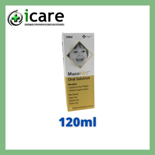 MUCOKIDS ORAL SOLUTION 120ML ( EXP DATE : 09/2026 ) | Shopee Malaysia