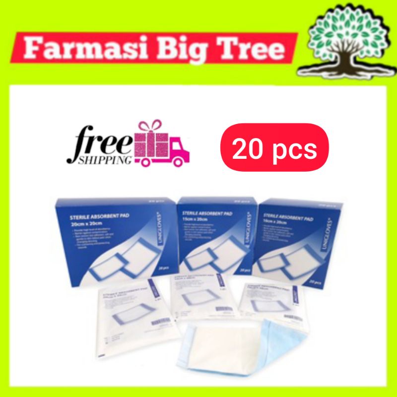 Unigloves Sterile Absorbent Pad Gamgee pad 20s (box) | Shopee Malaysia