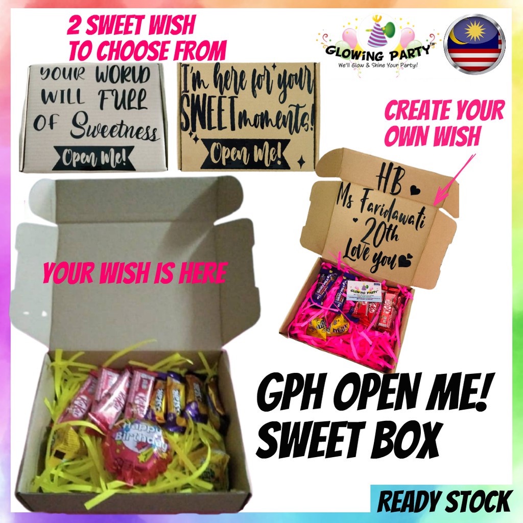 GPH OPEN ME! SURPRISE SWEET BOX | Shopee Malaysia