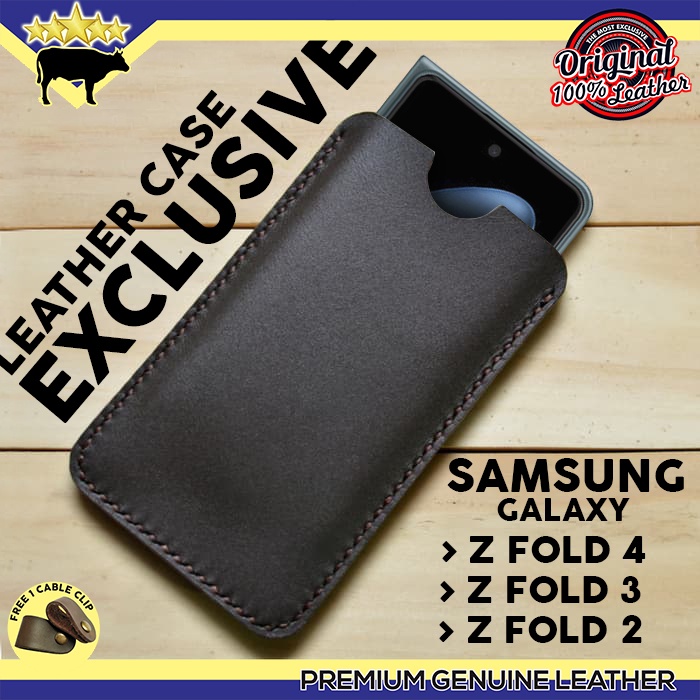 Case SAMSUNG Z FOLD 5, Z FOLD 4, Z FOLD 3, Z FOLD 2 LEATHER CASE ...