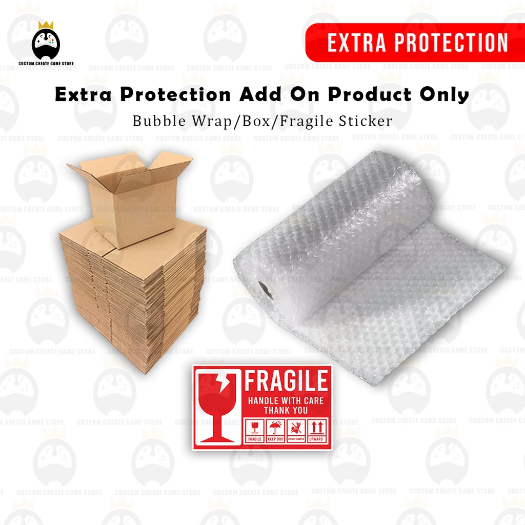 ADD ON PRODUCT ONLY Extra Protection: Bubble Wrap / Box Packaging ...