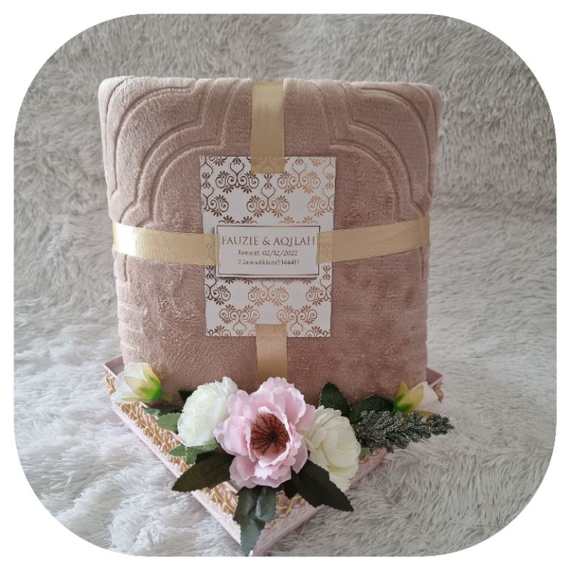 HANTARAN KAHWIN SEJADAH GEBU + WISH CARD + REBEN HANTARAN LELAKI ...