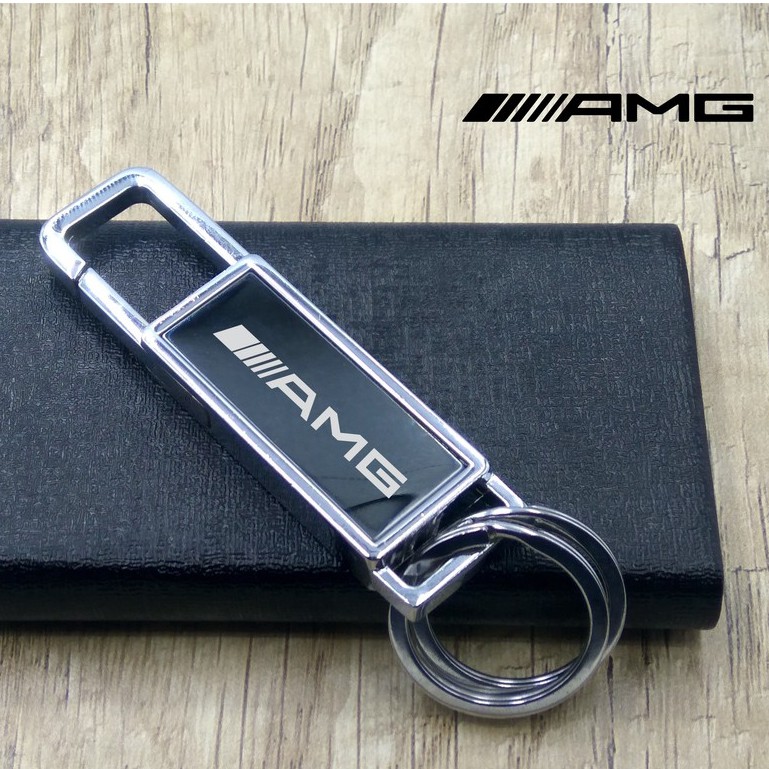 Mercedes AMG Car Logo keychain Car Keychain Engraving Keychain ...