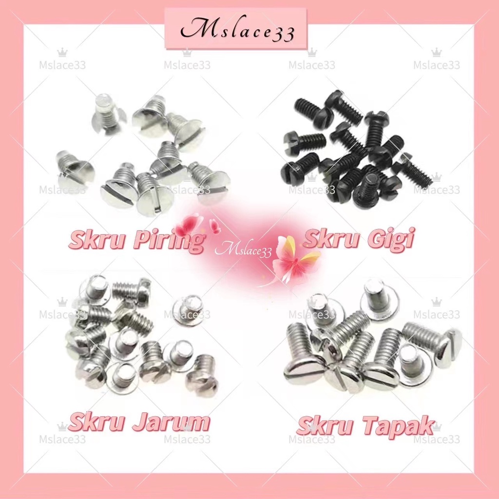 Skru Mesin Jahit Industri / Screws For Industrial Sewing Machine / Skru ...
