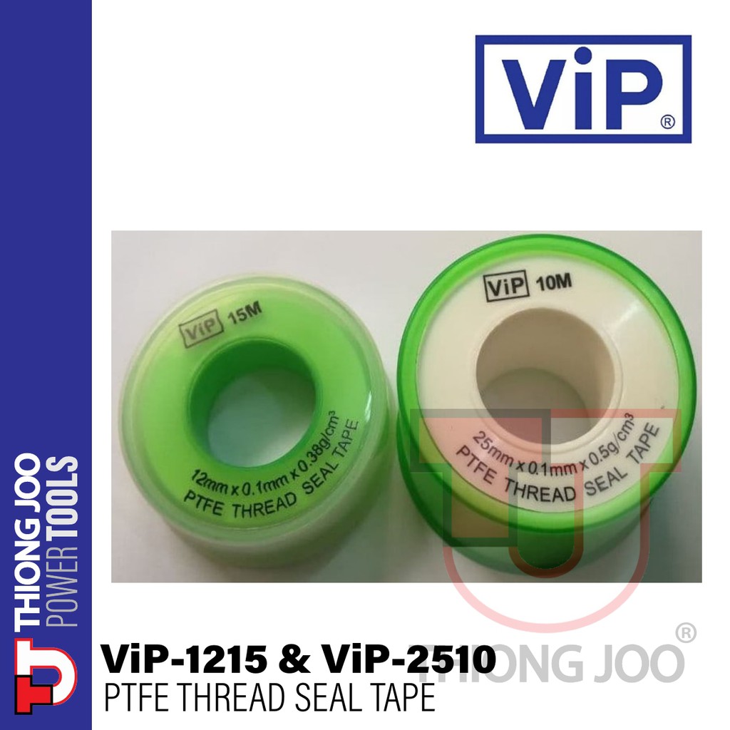 ViP-1215/ViP-2510 P.T.F.E. THREAD SEAL TAPE | Shopee Malaysia