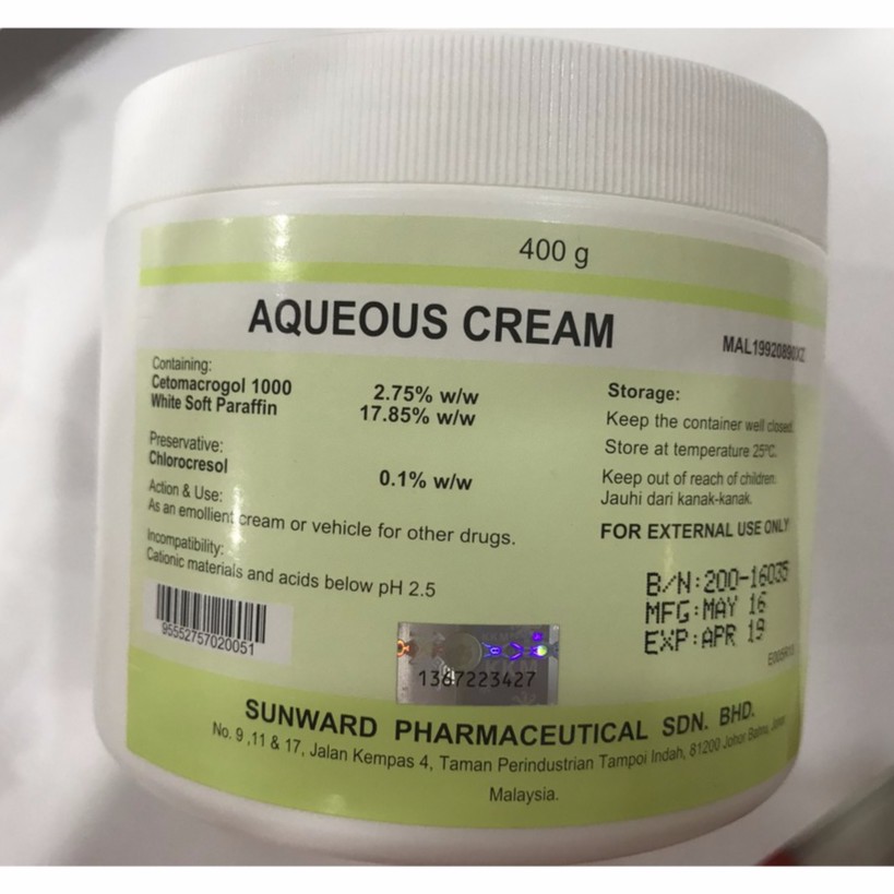 Aqueous cream 400g | Shopee Malaysia