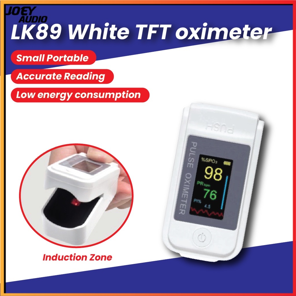LK89 white TFT oximeter fingertip oximeter saturation pulse rate ...