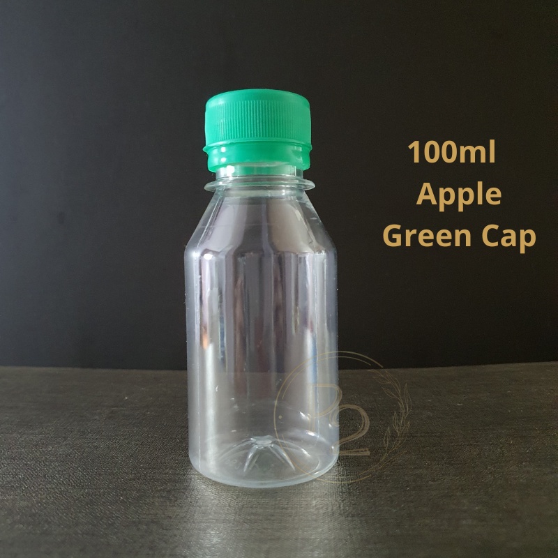 PET 2 100ML Empty Bottle Flip Top Cap Botol Kosong Botol Penutup Flip ...