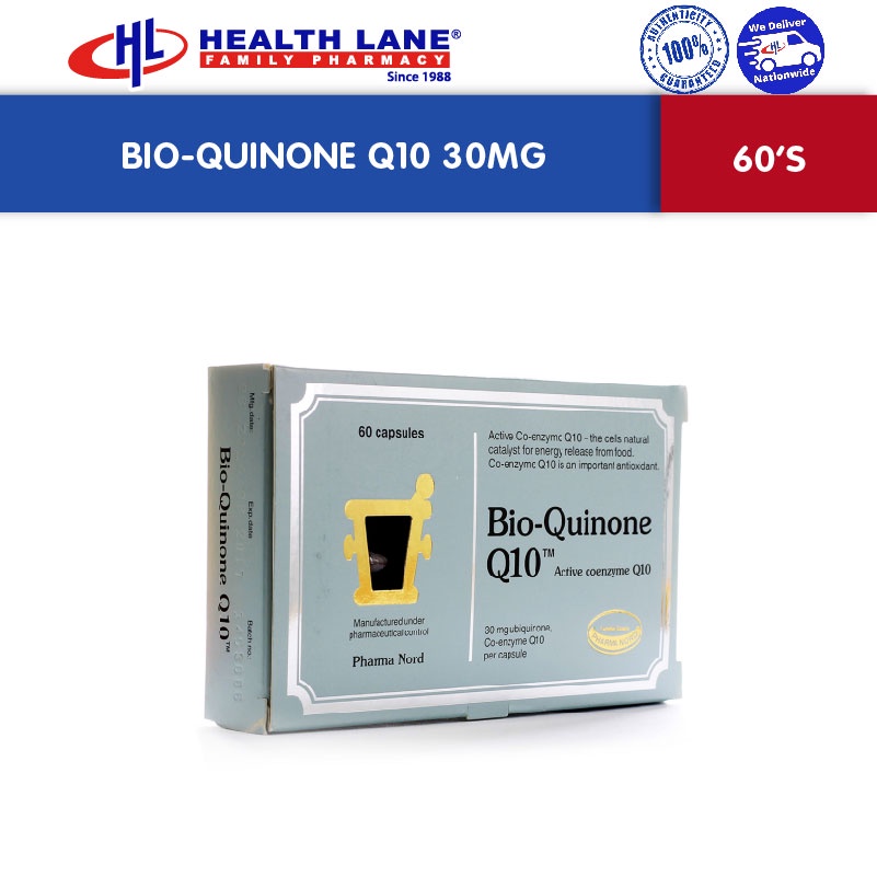 Bio-Quinone Q10 30mg (60s) | Shopee Malaysia