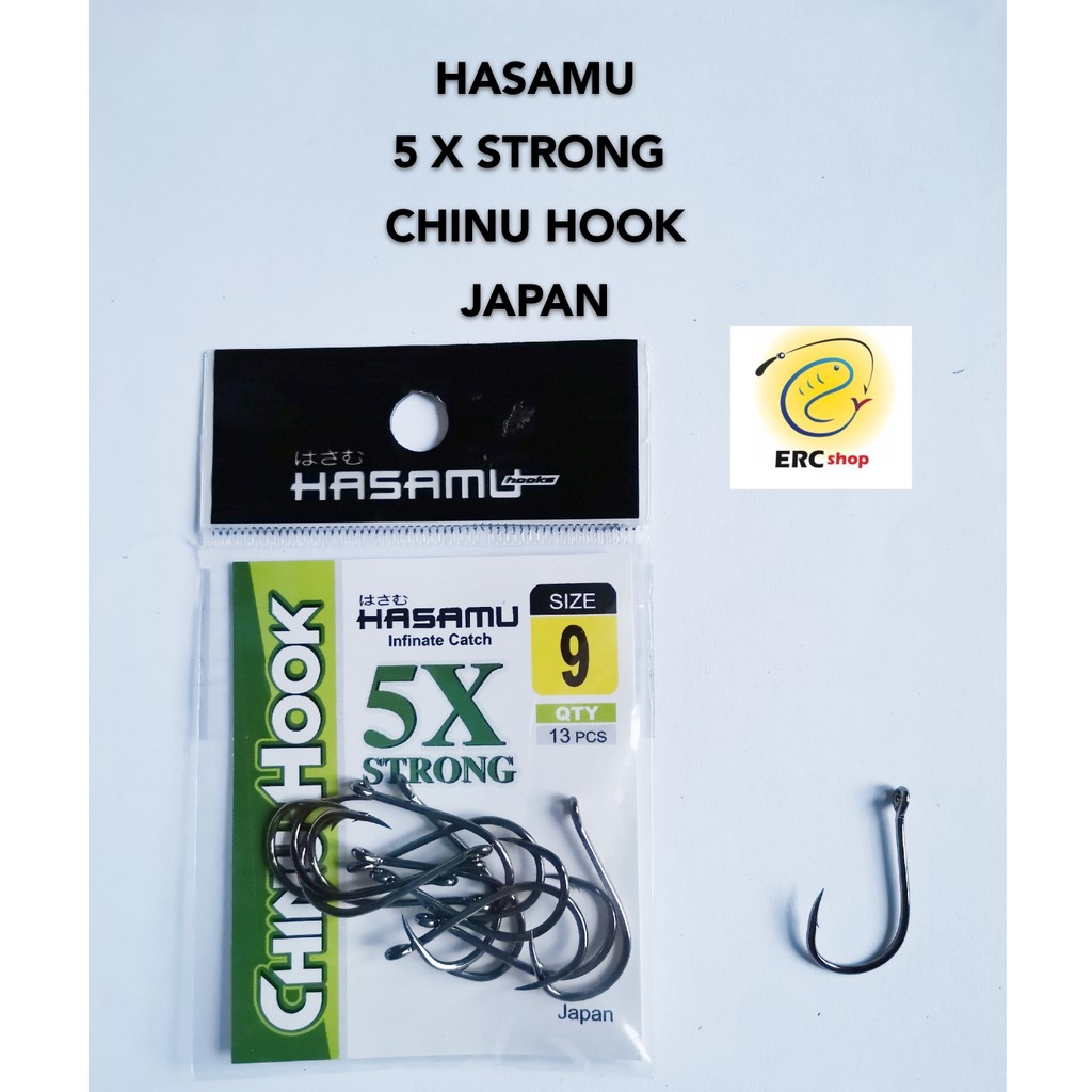 HASAMU 5X STRONG CHINU FISHING HOOK JAPAN | Shopee Malaysia