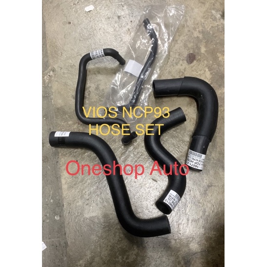 READY STOCK TOYOTA VIOS NCP93 RADIATOR HOSE SET COMPLETE .Suitable ...