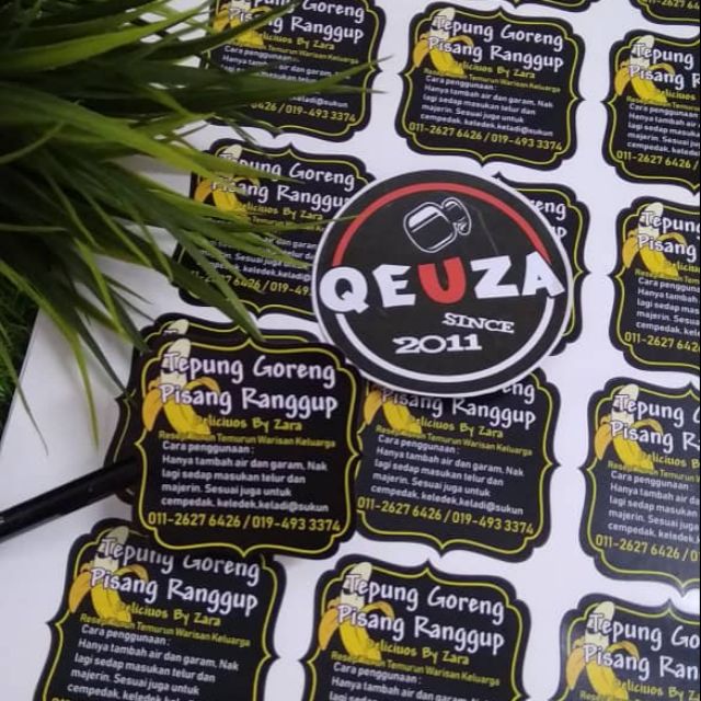 Cetak stickers label makanan.Jom cetak stickers label untuk pelbagai ...