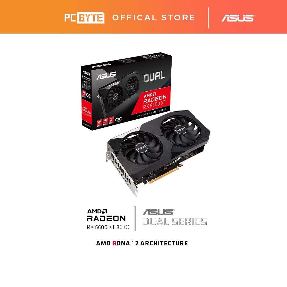 ASUS AMD Radeon RX 6600 XT Dual OC 8GB GDDR6 Graphic Card [OC Edition ...
