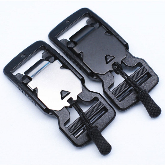 Black Fidlock V-BUCKLE 20mm 25mm 38mm + Pull Tab Magnetic Plug Buckle ...