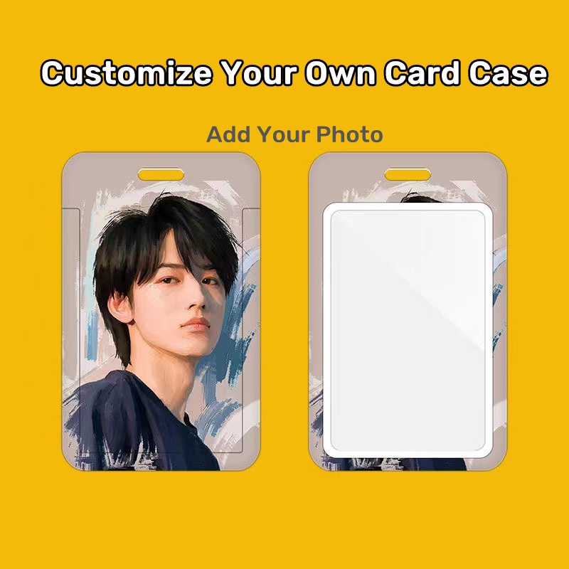 DIY Card holder custom idol photo student card case custom card cover ...