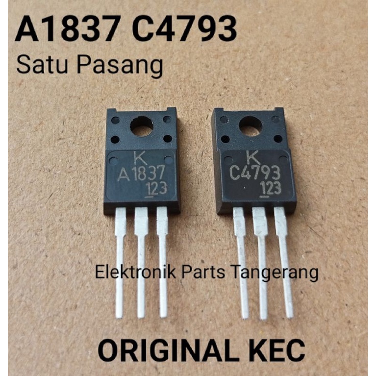 (ONE Pair) TRANSISTOR A1837 C4793 ORIGINAL SMALL TRANSISTOR 2SA1837 ...