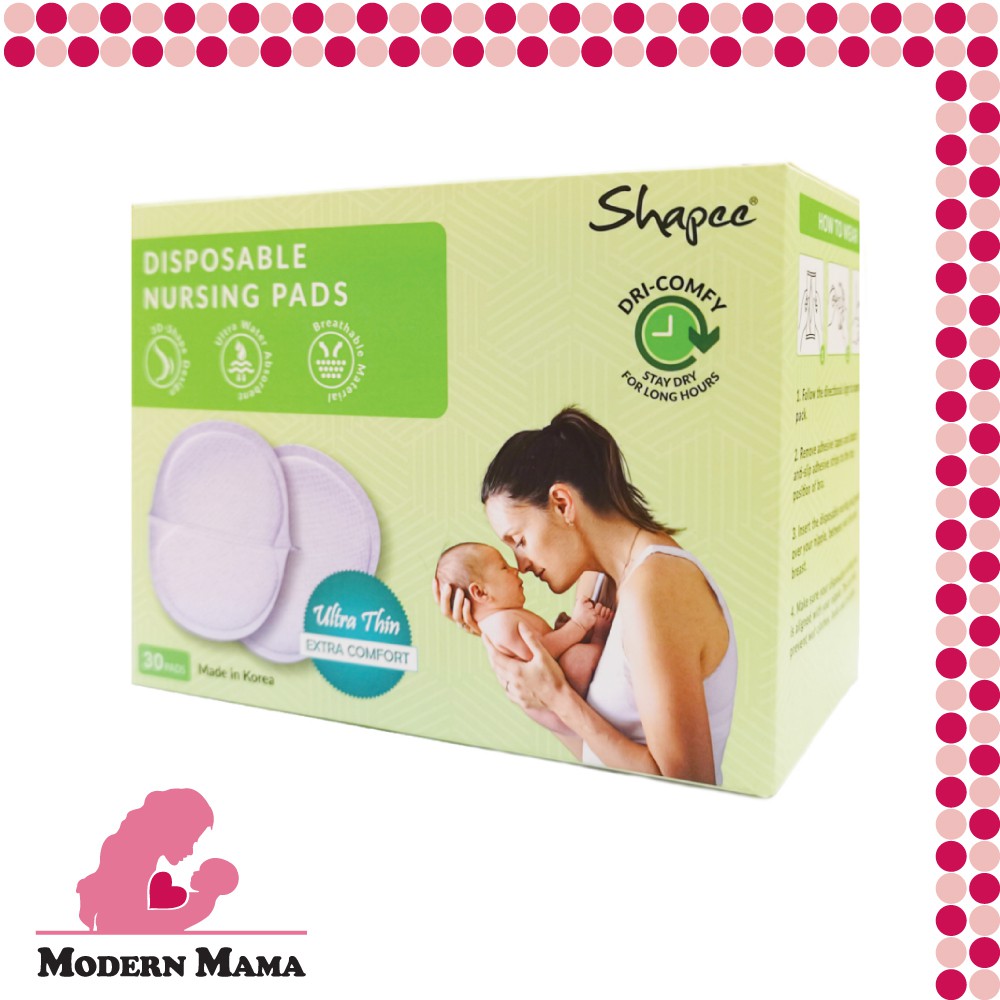SHAPEE Disposable Nursing / Breast Pad ( 30pcs / 60pcs ) | Shopee Malaysia
