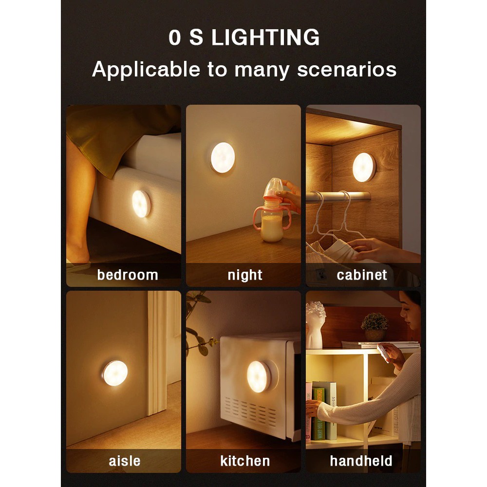 Lampu LED Automatik Menyala Kesan Pergerakan Motion Sensor Automatic ...