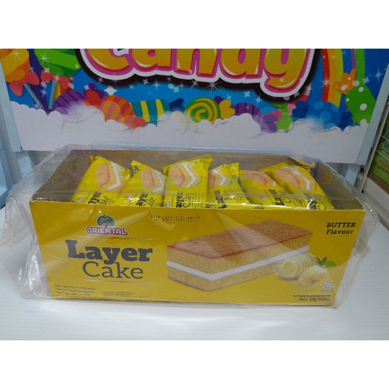 ORIENTAL LAYER CAKE BUTTER / CHOCOLATE FLAVOUR (24PCS. 384G) | Shopee ...