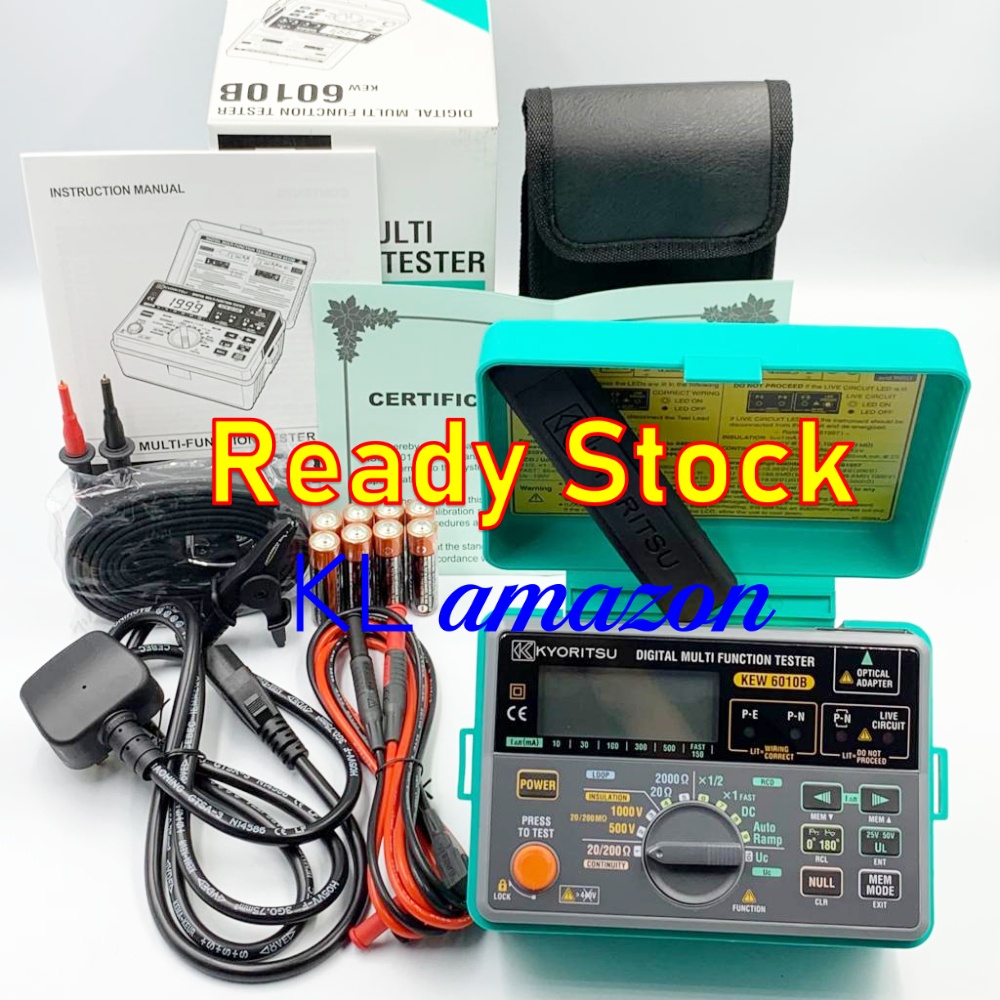 (Accept Urgent Order!) Kyoritsu 6010B Multi Function Tester | 12 Months ...