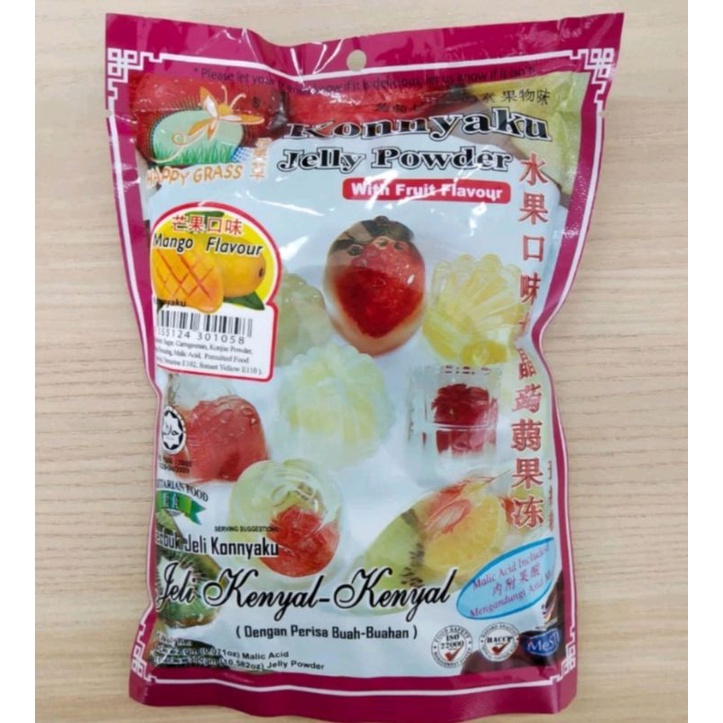 Happy Grass Mango Flavour Konnyaku Jelly Powder (300g) (EZY) | Shopee Malaysia