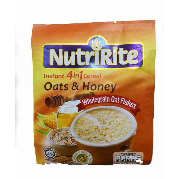 Nutririte instant 4 in 1 cereal OAT & HONEY (15 sachets in one pack ...