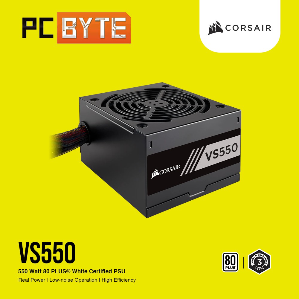Corsair VS550 80 Plus White PSU (550W) | Shopee Malaysia